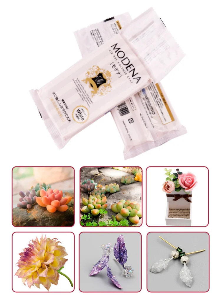 Japanese-Resin-Clay-Stone-Plastic-Clay-DIY-Ceramic-Crafts-Earrings ...