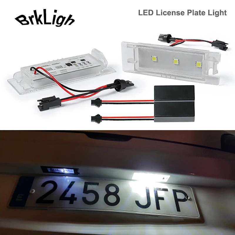 2Pcs-Canbus-License-Plate-Lights-Number-Lamps-For-Fiat-Punto-Tipo-Doblo ...