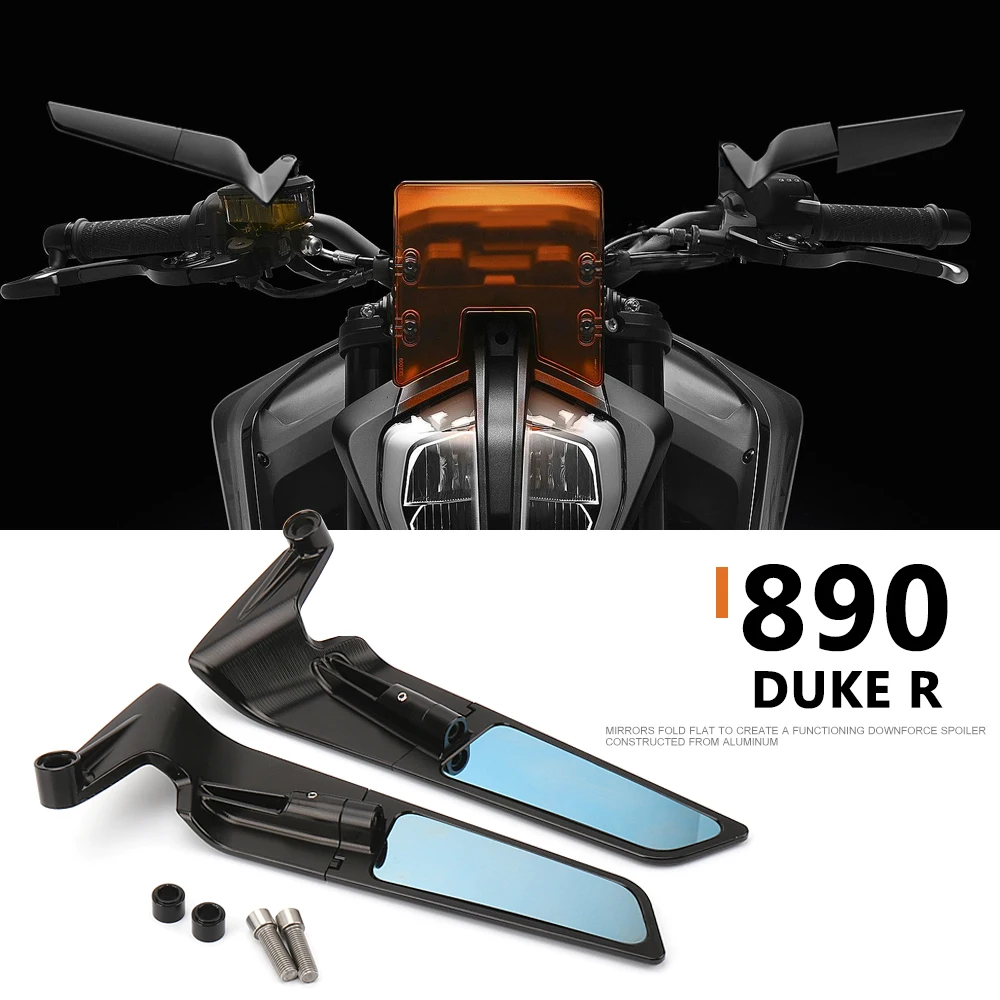 New-For-890-Duke-R-2021-For-790-Duke-2018-2020-Motorcycle-Mirror-CNC ...