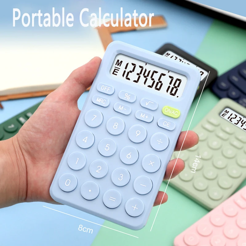 8-Digits-Desk-Mini-Calculator-Big-Button-Financial-Business-Accounting ...