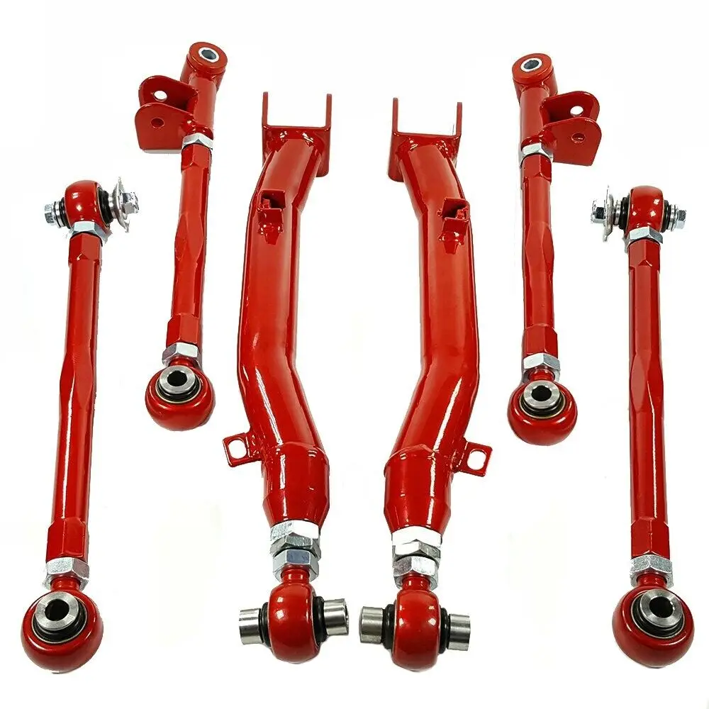 Adjustable-Front-Rear-Trailing-Control-Arms-Kit-Fit-2002-2007-Subaru ...