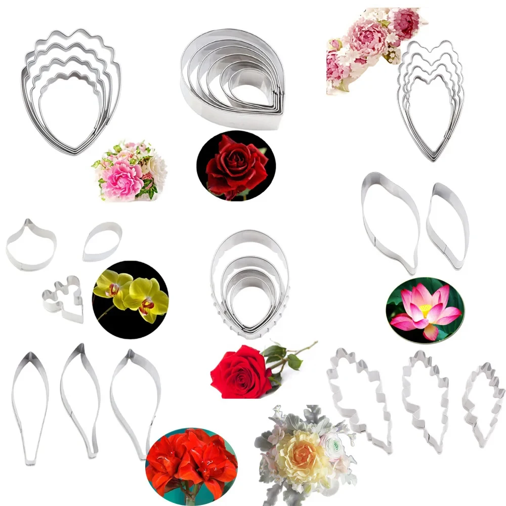 Flower Cutters Cakes | Cake Decorating Tool | Flower Petal Cutter ...