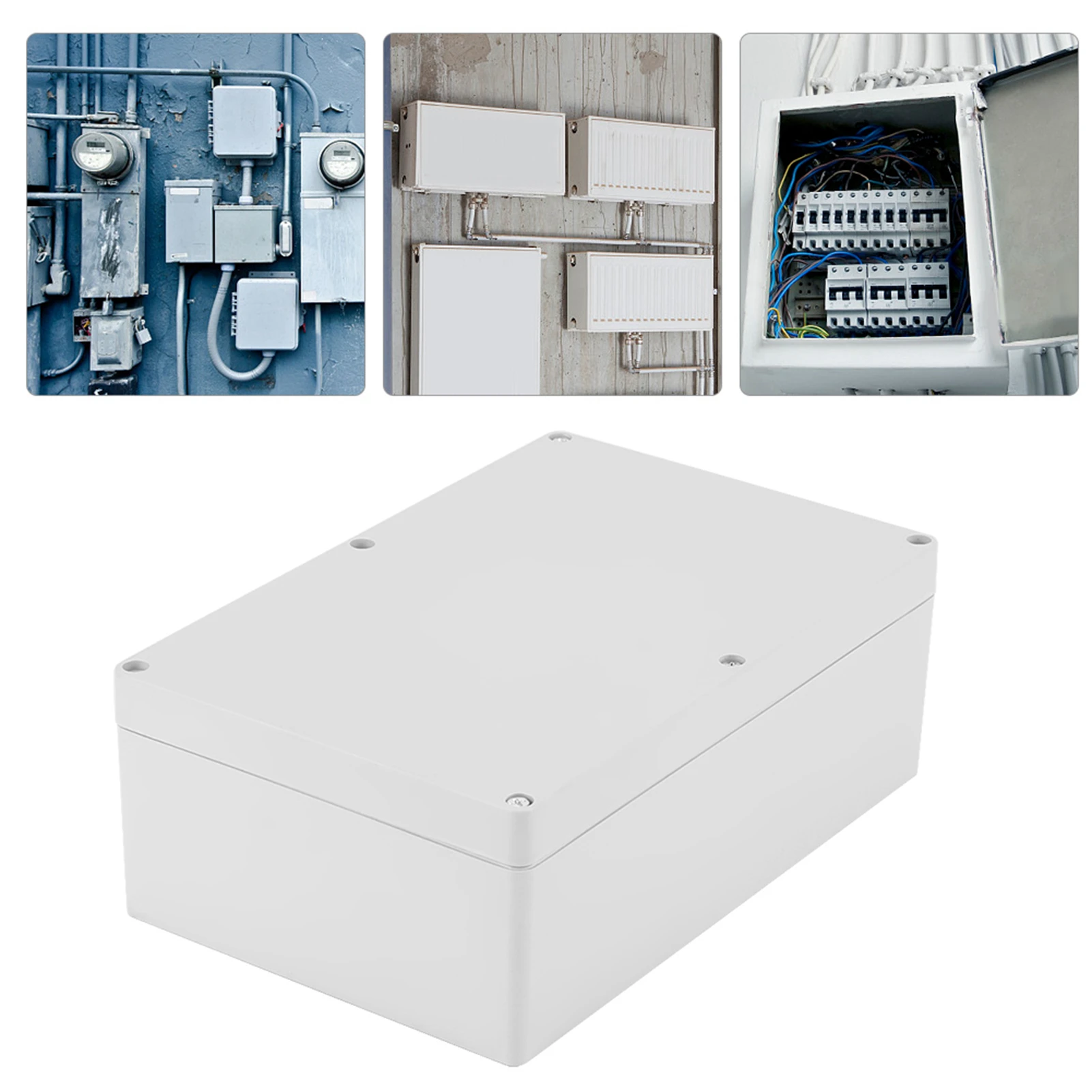 230-150-85mm-Water-resistant-White-Plastic-Enclosure-Project-Case-DIY ...