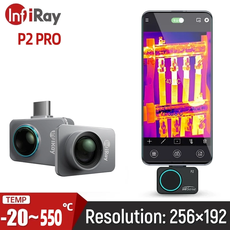 InfiRay Infrared Imaging Camera P2 PRO Industrial PCB Floor Heating ...