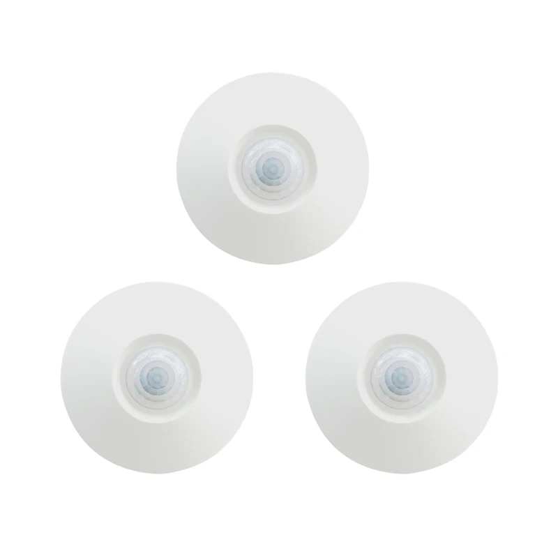1-3pcs-433MHz-EV1527-Wireless-Ceiling-PIR-Motion-Sensor-360-6M ...