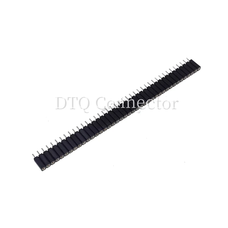 5pcs-2-54mm-Pitch-40-Pin-Female-Single-Row-Straight-Round-Pin-Header ...