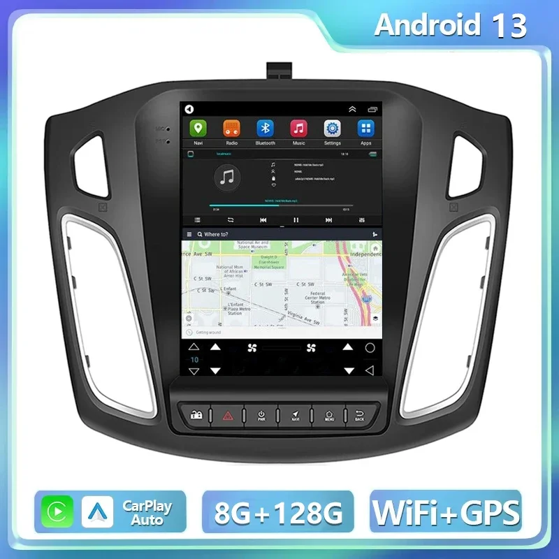 Car-Radio-android-Multimedia-13-For-Ford-Focus-3-Mk3-2011-2019-Auto ...
