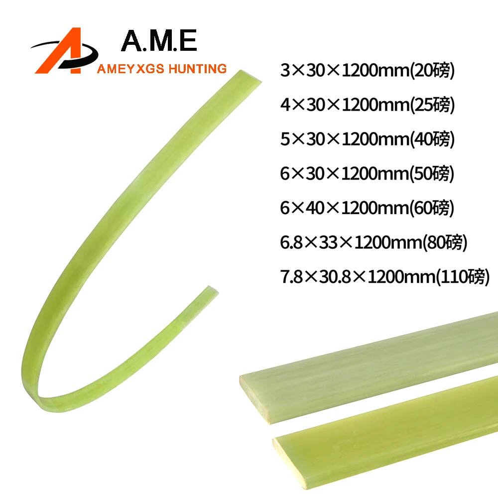 20-110lbs-Archery-Bow-Limbs-Recurve-Bow-DIY-High-strength-Translucent ...
