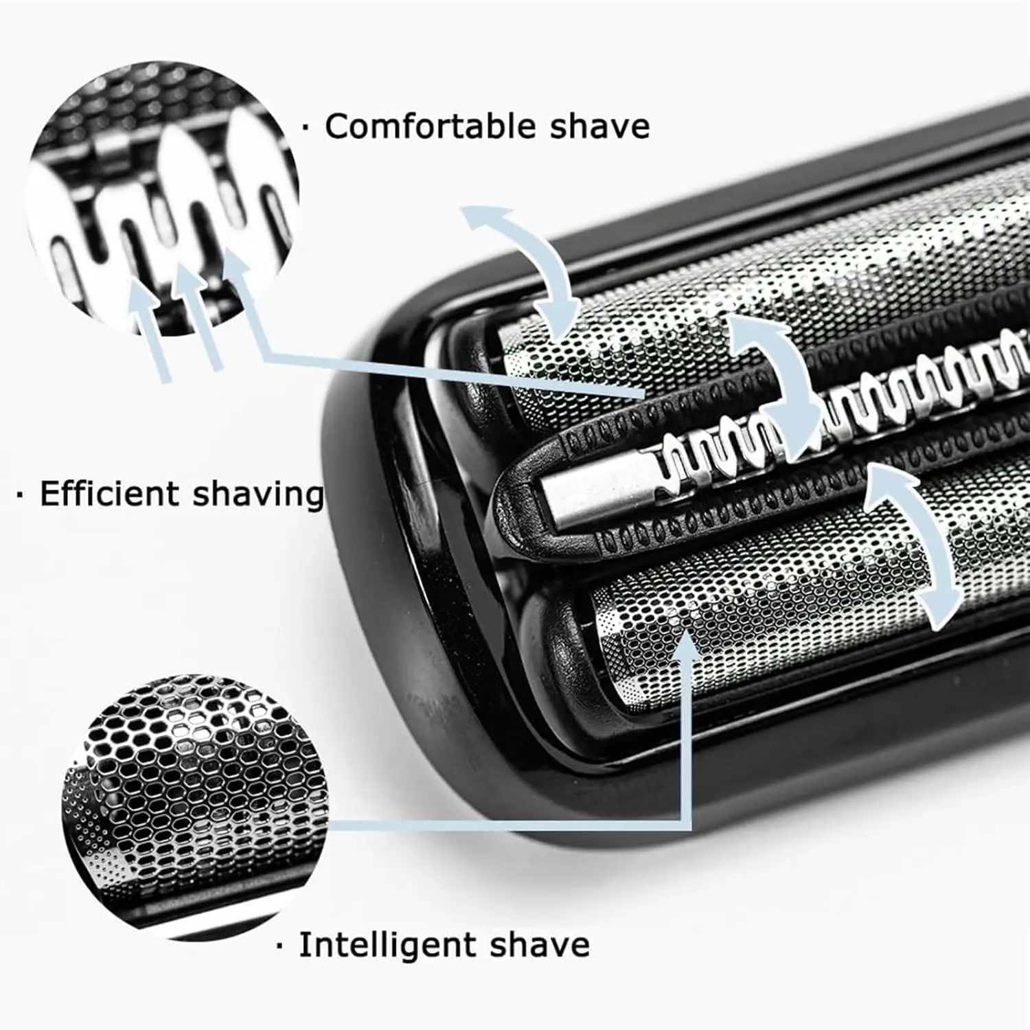 Easy-to-remove razor blade head, quick replacement of knife net, easy ...