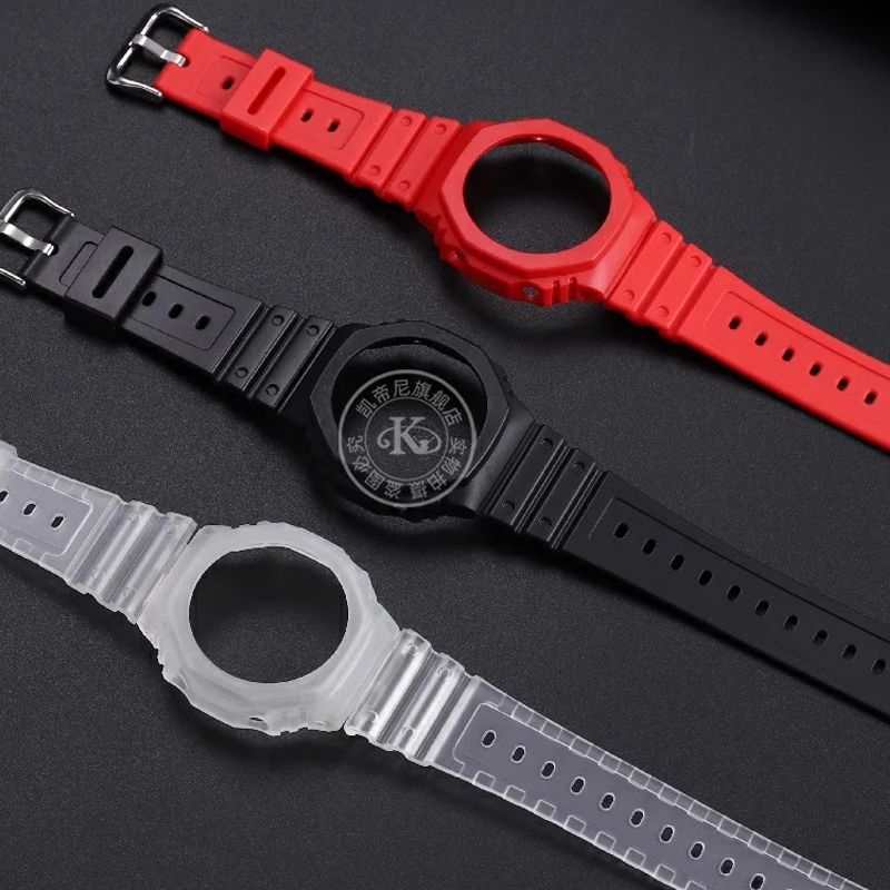 Fof Casio GA-2100/2110 Modified silicone strap case Replacement ...