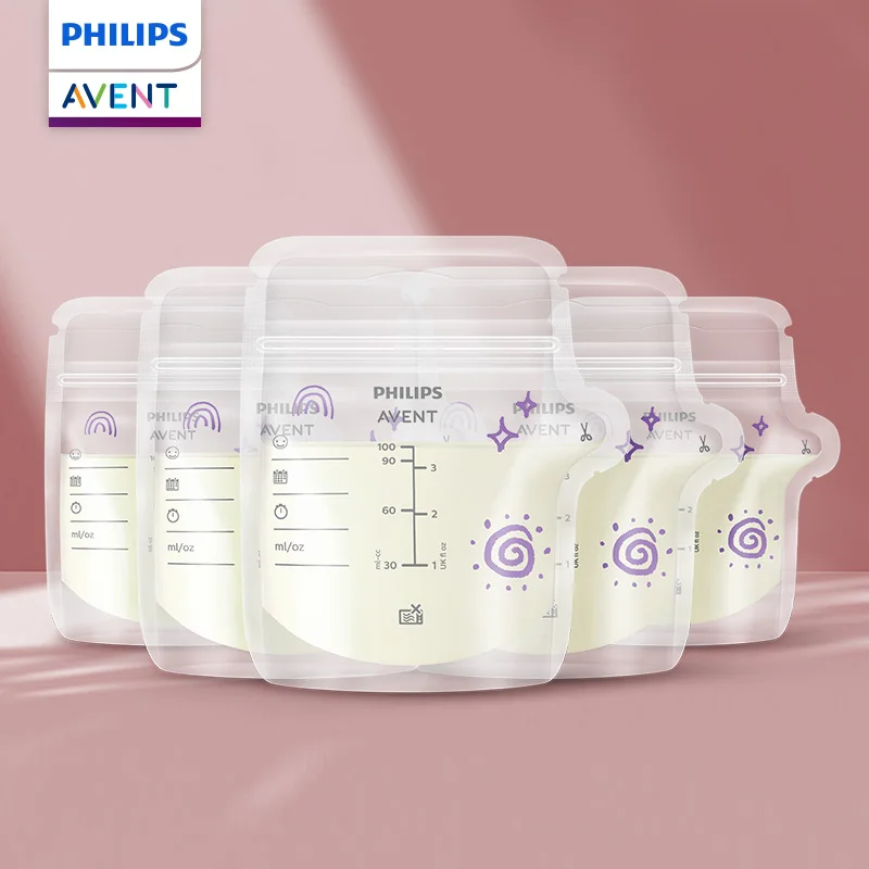 PHILIPS-AVENT-Milk-storage-bag-Breast-milk-preservation-bag-double-seal ...