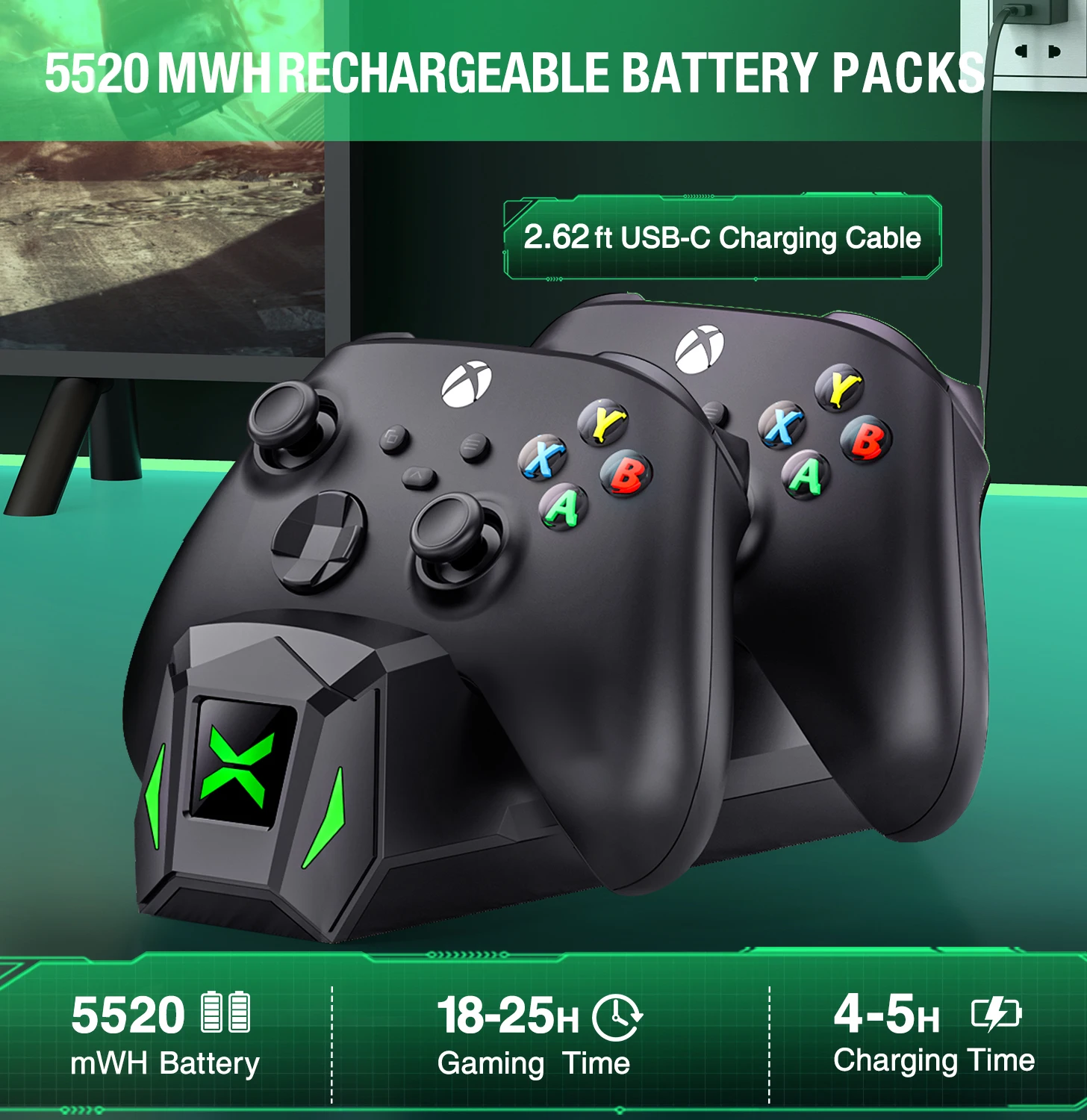 Batteries Come Xbox Series X Rechargeable Dual Charger Xbox One X s elite Series Aliexpress