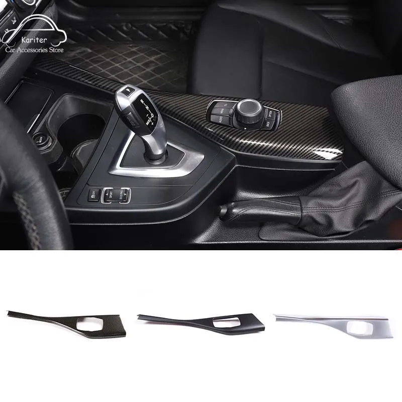 עבור BMW 1 2 סדרת F20 F21 F22 2012-2019 ABS רכב מרכז קונסולת מולטימדיה בלוח כיסוי מדבקה אביזרי רכב