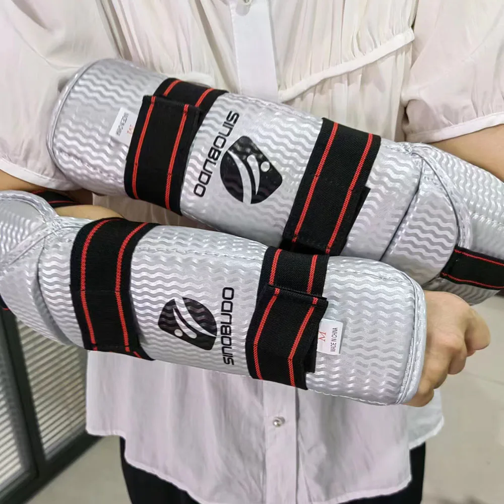 Taekwondo-Arm-Shin-Guards-Kick-Boxing-Protector-Sanda-Taekwondo-Boxing ...