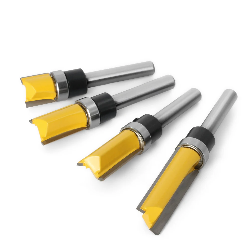 1PCS-3PCS-4PCS-1-4-6mm-Shank-Flush-Trim-Router-Bit-Blade-Template ...