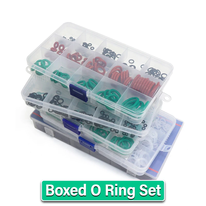Boxed-O-Ring-Set-VMQ-NBR-FKM-High-Quality-Red-Black-Green-For-Car ...