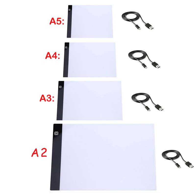 2023 A2/A3/A4/A5 LED Light Pad for diamond painting Artcraft Tracing ...