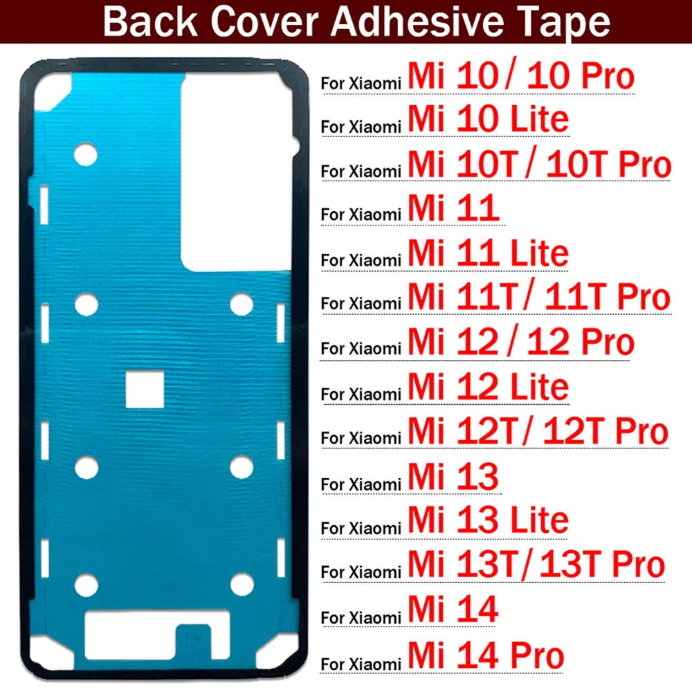 New Back Battery Sticker Adhesive For Xiaomi Mi 10 10T 11 11T 12 12T 13 ...