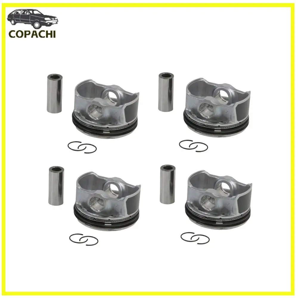 4pcs 23040-2E050 G4NA Engine Car Pistons & Rings Set for 2012-2019 ...