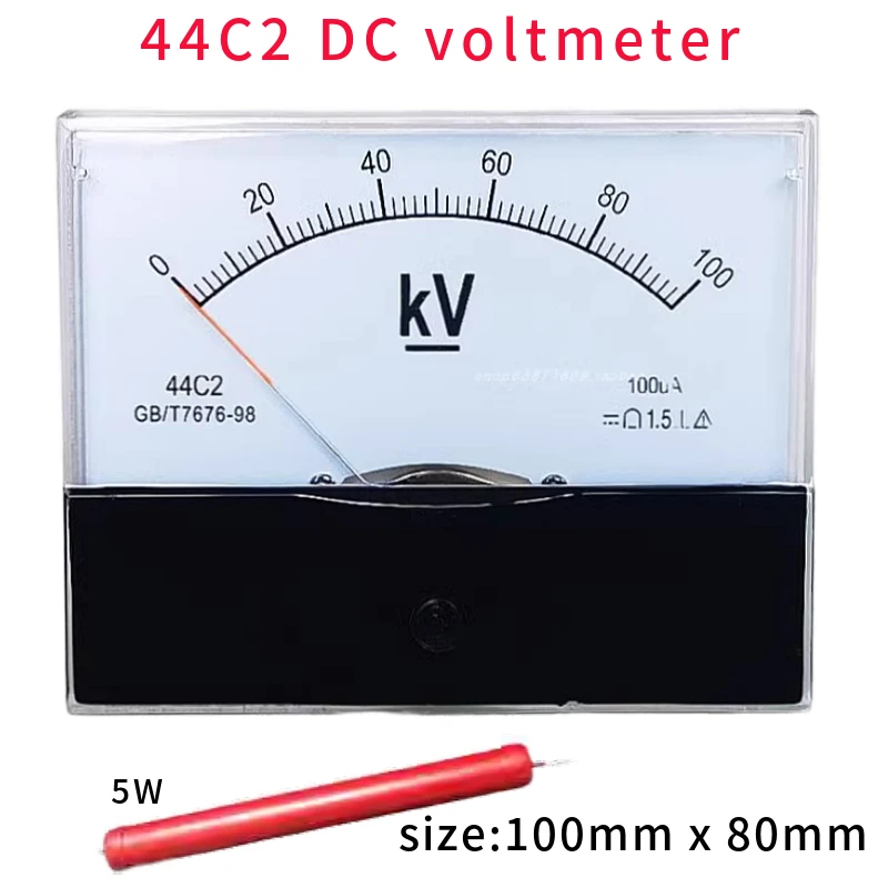 44C2-DC-voltmeter-10KV-20KV30KV50KV100KV-Pointer-type-high-voltage ...
