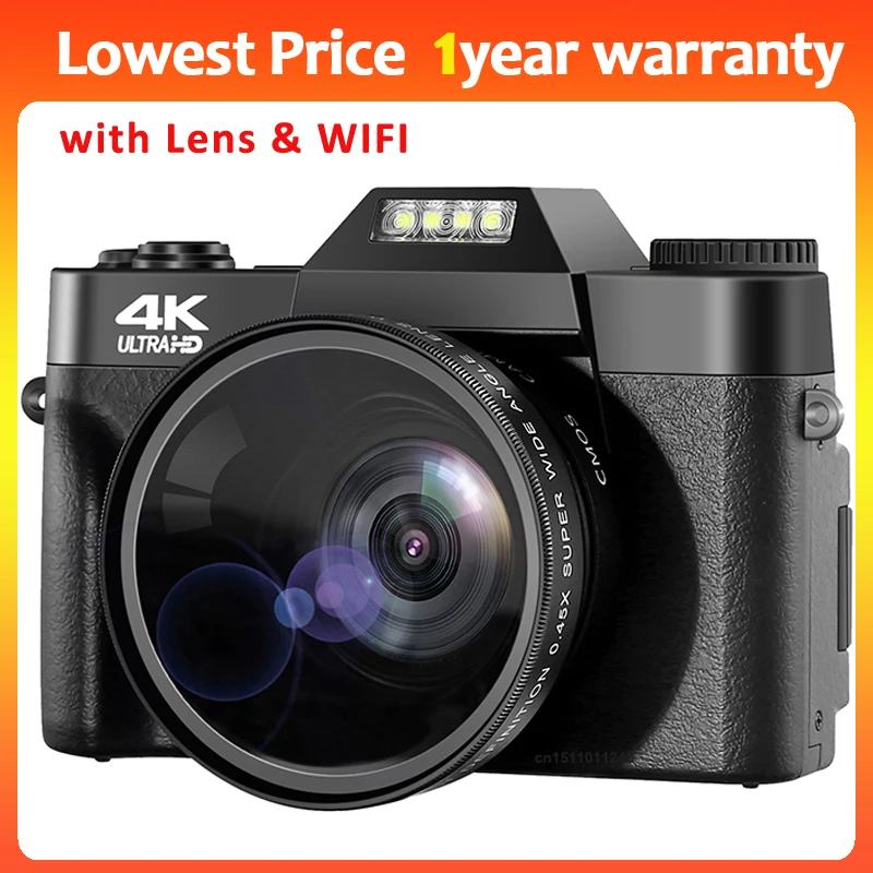 4K-Digital-Camera-48MP-Vlogging-YouTube-60FPS-Auto-Focus-16X-Zoom ...