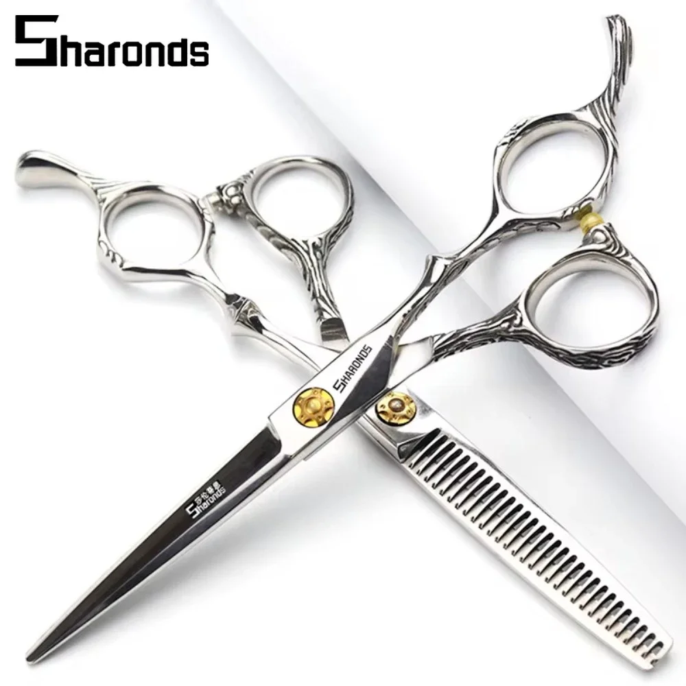 SHARONDS-Professional-Hairstylist-Hair-Clipper-Set-6-Inch-440C-Japanese ...