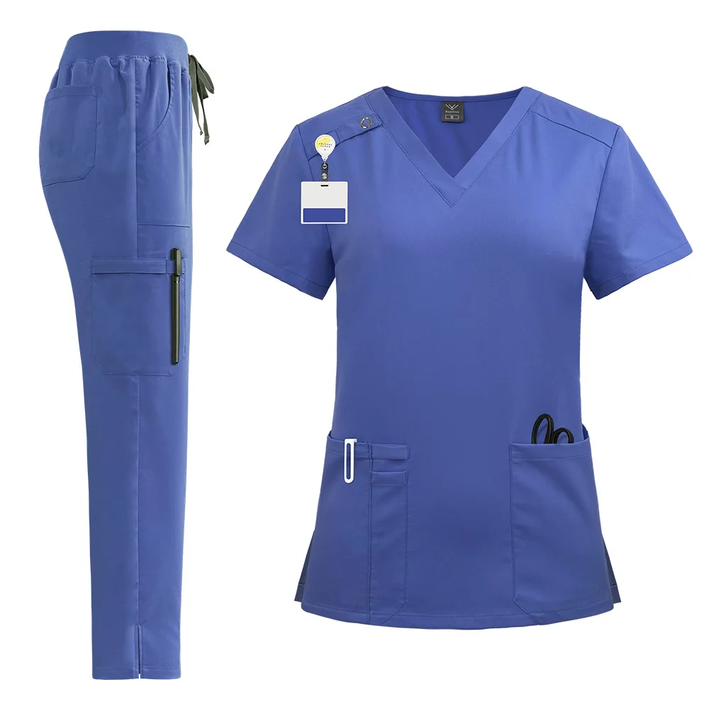 High-Quality-Design-Medical-Scrubs-Sets-Hospital-Doctors-Unisex ...
