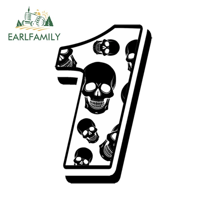 Atv Skull Stickers