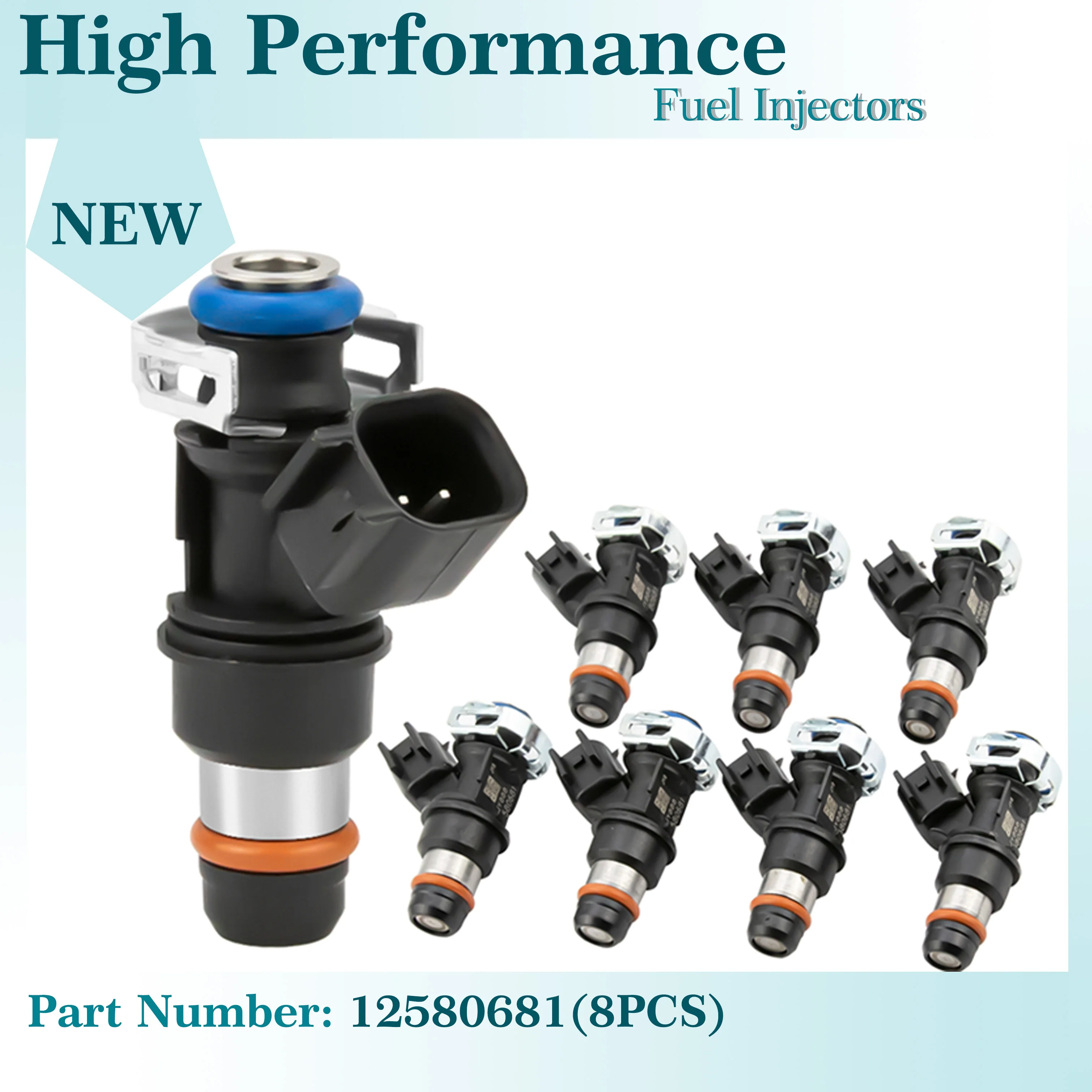 8Pcs-Set-High-Quality-Fuel-Injector-Nozzle-For-Suburban-Tahoe-Express ...
