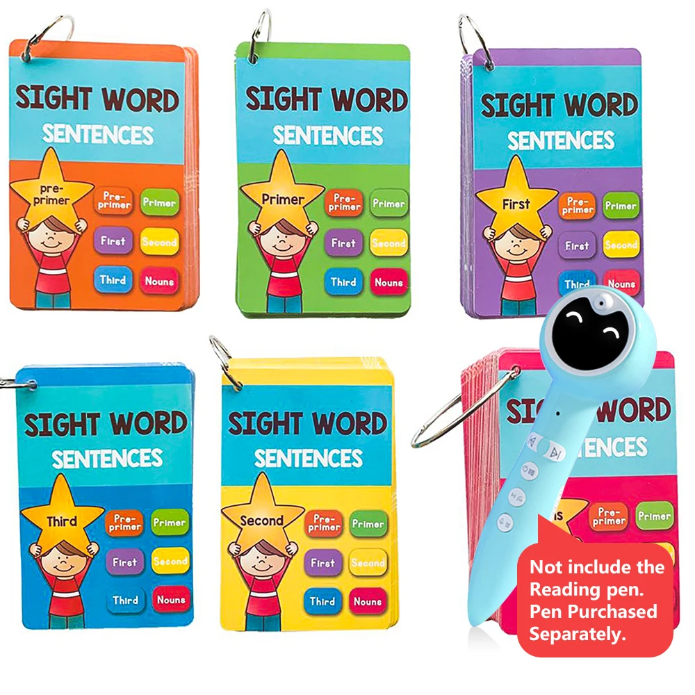 315Pcs-set-Sight-Words-Learning-Card-Games-Puzzles-for-Kids-Children ...