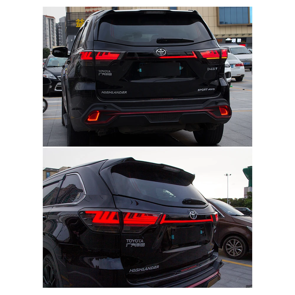 For Toyota Highlander 2016-2020 Car Tail Light Assembly LED Brake ...