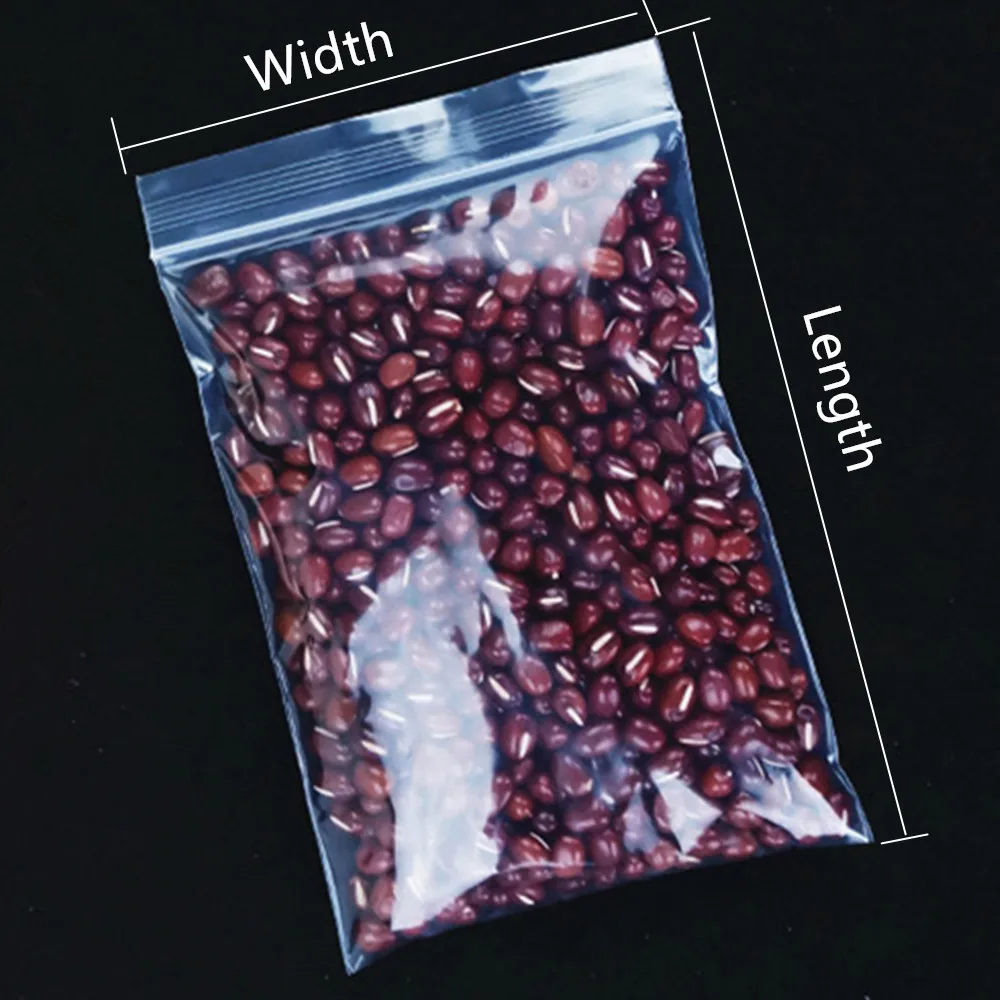 4x6cm-Small-Thicker-PE-Ziplock-Bag-500pcs-Transparent-Zipper-Reusalbe ...