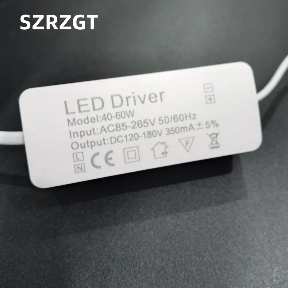 LED Driver Adapter For LED Lighting 40-60W AC85-265V Non-Isolating ...