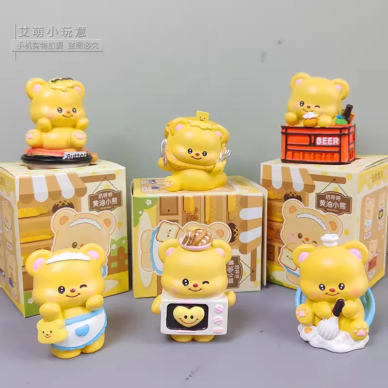 New-Kawaii-Emotional-Butter-Bear-Blind-Box-Model-Decompression-New-Girl ...