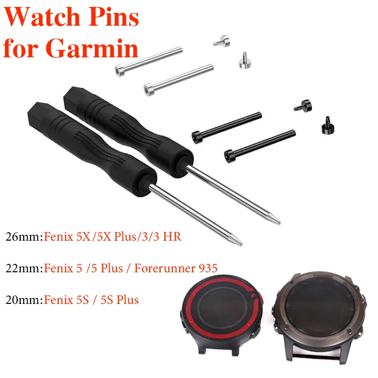 Metal Pins for Garmin Fenix 5X Plus Fenix 3 3 HR Connector Adapter 2PCS ...