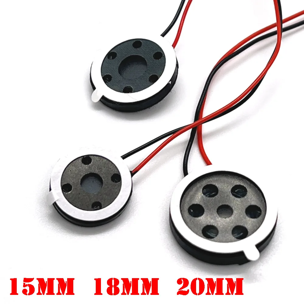 1pcs-Round-8-Ohm-1W-Speaker-8ohm-15mm-18mm-20mm-Loud-Speakers-Mobile ...