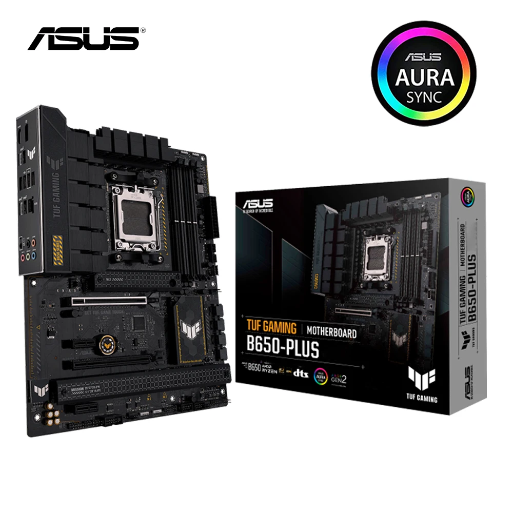 ASUS TUF GAMING B650 PLUS ATX B650 마더보드, DDR5 128GB 소켓 AM5, AMD Ryzen ...