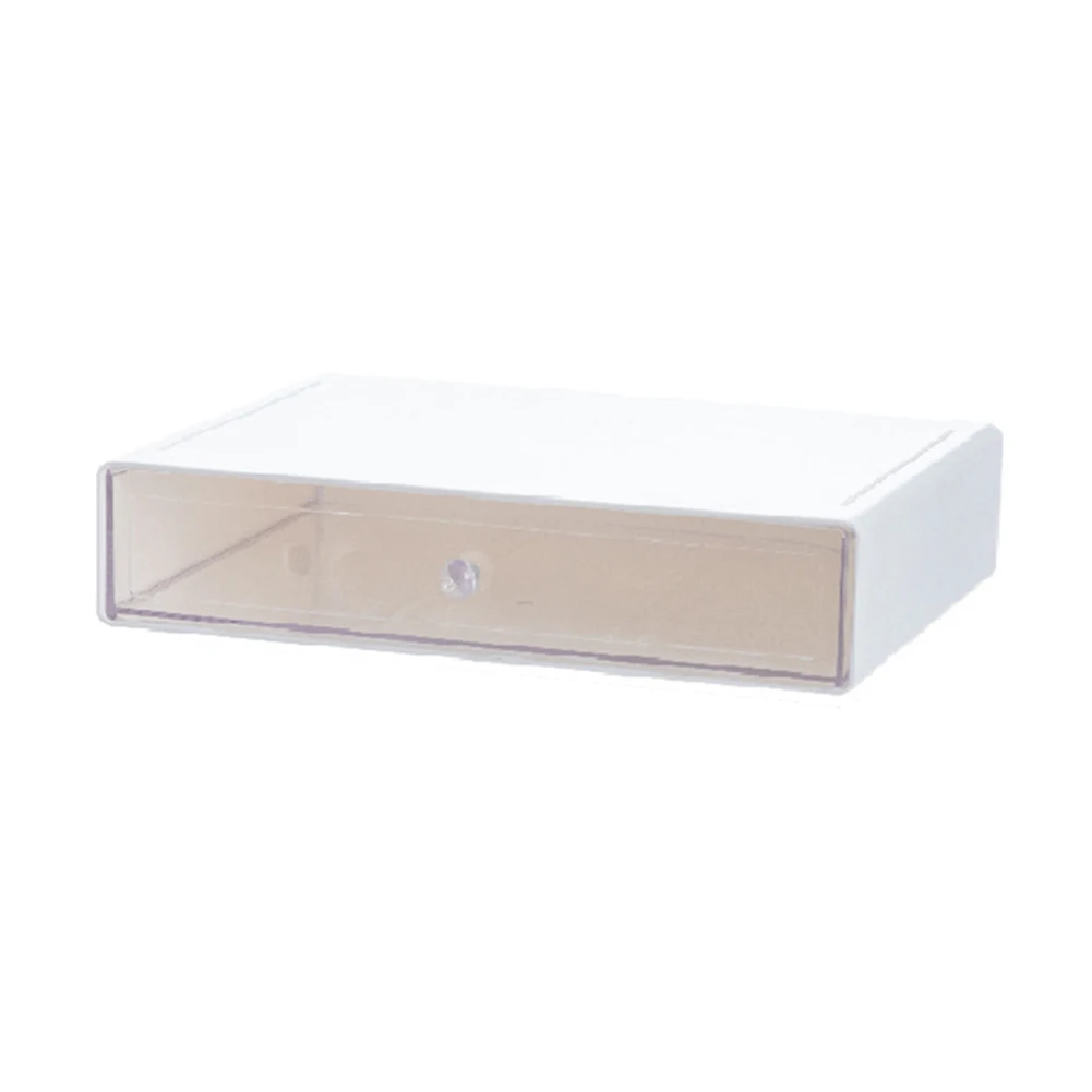 Transparent-drawer-desktop-storage-box-office-storage-daily-necessities ...