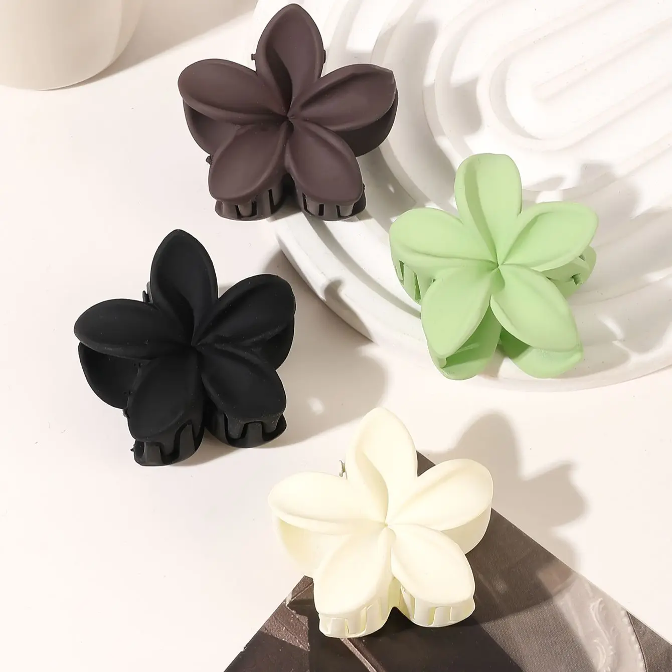 Nonslip-Matte-Flower-Hair-Clips-for-Women-Thick-Hair-to-Thin-Hair ...
