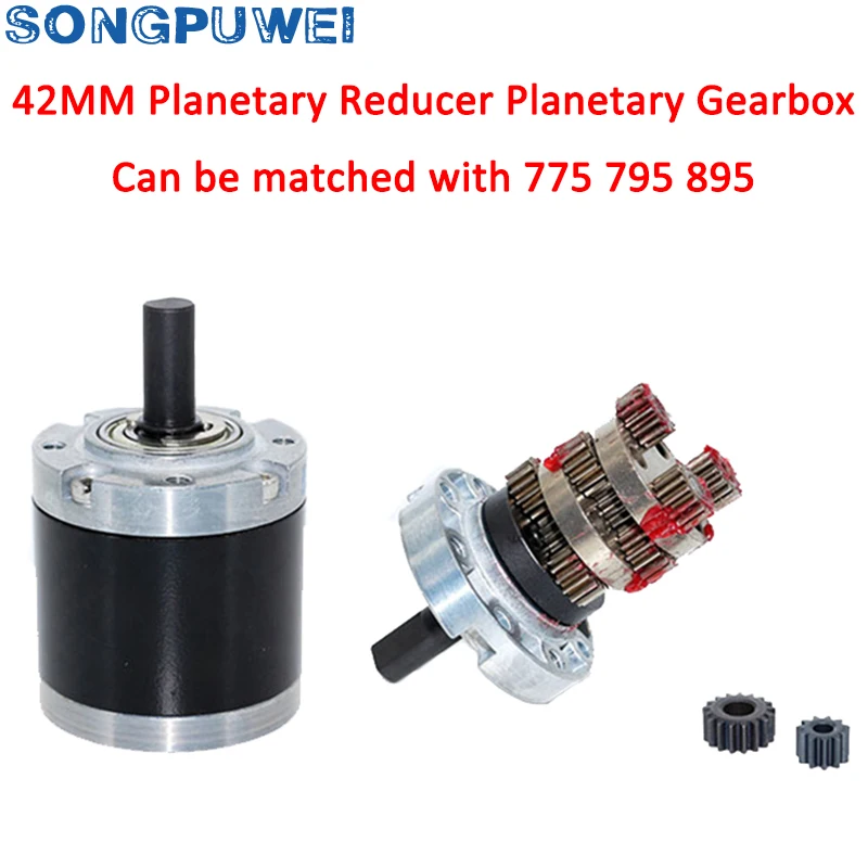 Planet-ria-Gearbox-Redutor-pode-ser-equipado-com-775-795-895-Motor-42mm ...