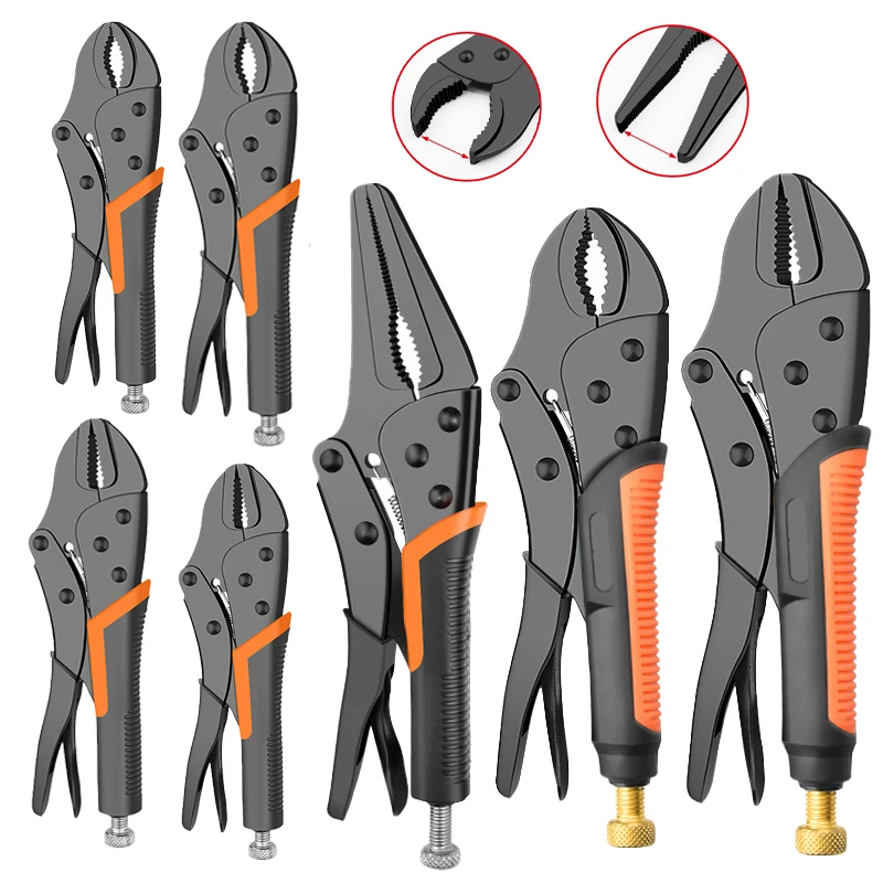 Locking Pliers Manual Crimping Pressure Pliers Pinch Off Pliers ...