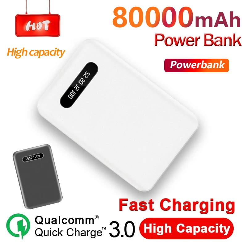 80000mAh-Portable-Powerbank-Fast-Charging-External-Battery-Own-Line ...