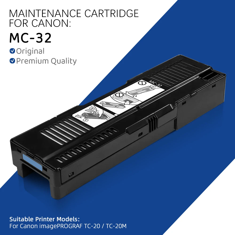 Cartucho de mantenimiento Original MC-32 MC32, 1156C009AA para Canon imagePROGRAF, TC-20, TC20 ...