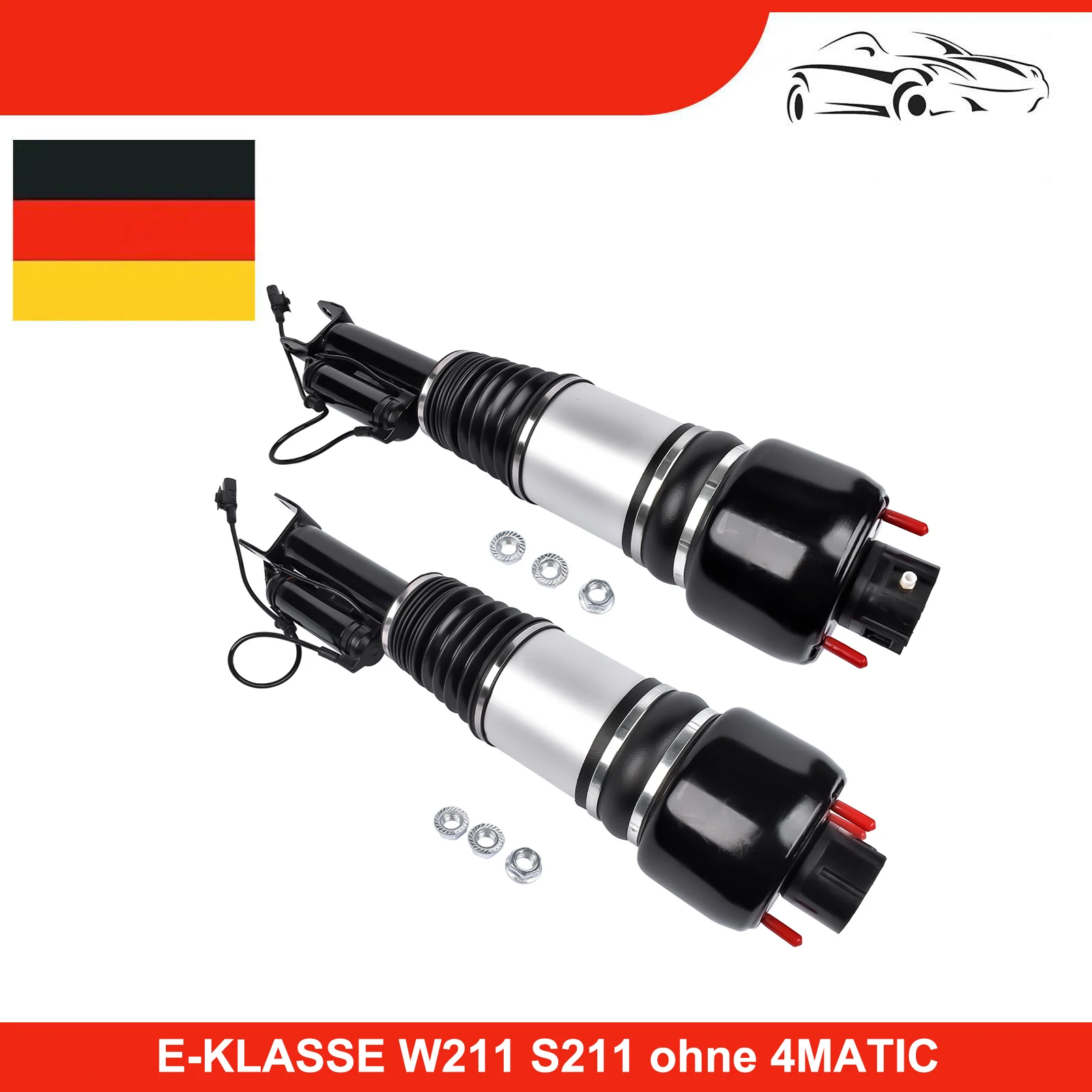 AP02-Pair-Front-Air-Suspension-Shock-for-Mercedes-Benz-W211-C219-E320 ...