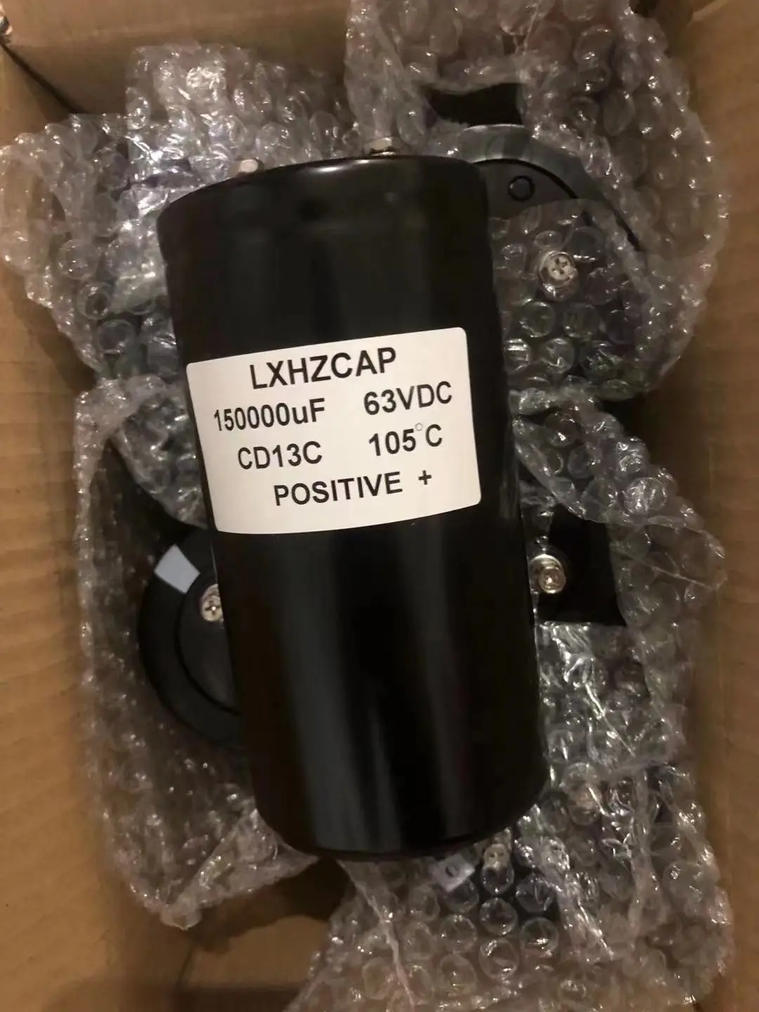 New-electrolytic-capacitor-63V150000UF-75X145MM-63VDC15000MFD-77-143MM ...