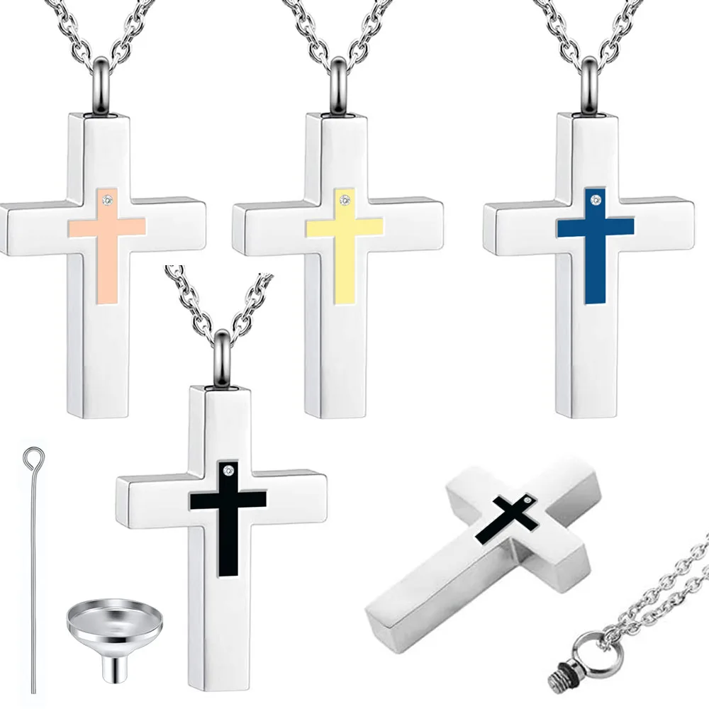 Cremation-Cross-Necklace-for-Ashes-Cremation-Jewelry-for-Men-Women ...