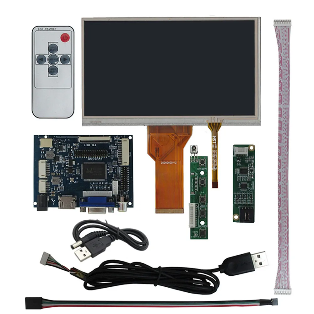 Tela-LCD-para-Raspberry-Pi-Monitor-Compat-vel-com-HDMI-VGA-Driver-AV ...