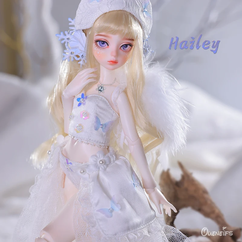 Hailey 1/6 Yosd Dolls Big Ears In The Shape Of Snowflakes Professional ...