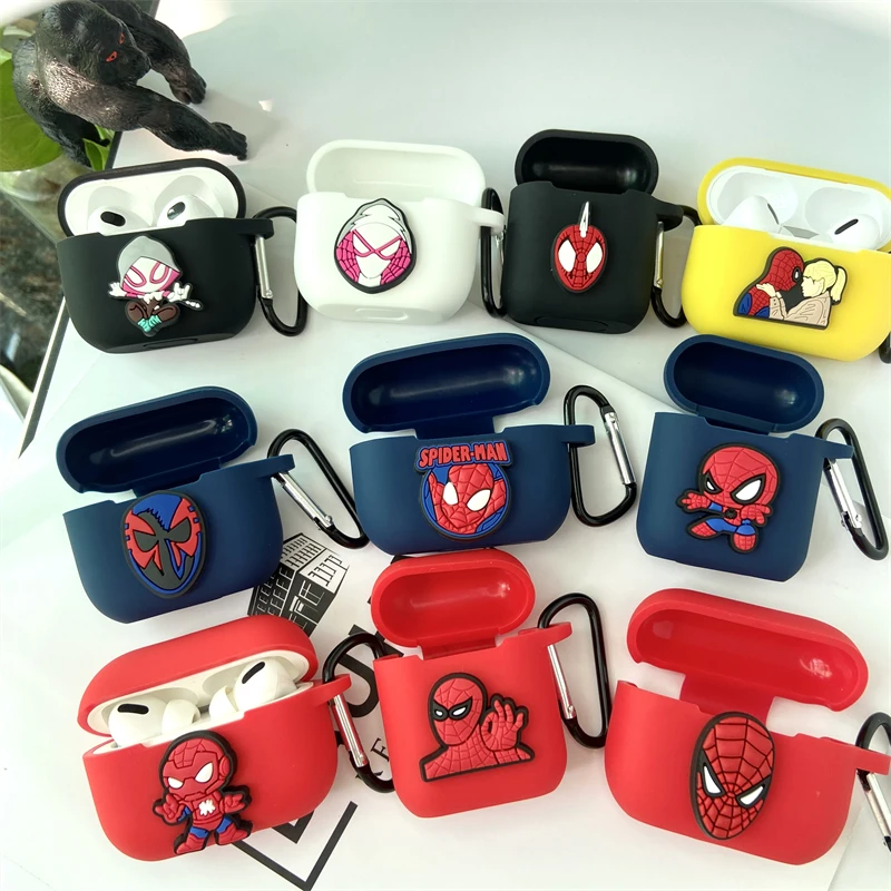 Earphone-Protective-Case-Marvel-Cartoon-Spider-Man-For-Apple-AirPods-1 ...