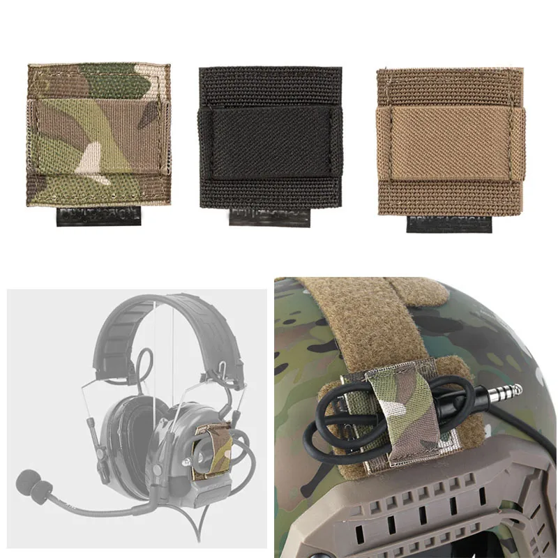 TACTICAL-Headphone-Intercom-Cable-Take-Up-Strap-Tactical-Equipment-NVG ...